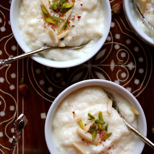 Pakistani Rice Pudding / Kheer