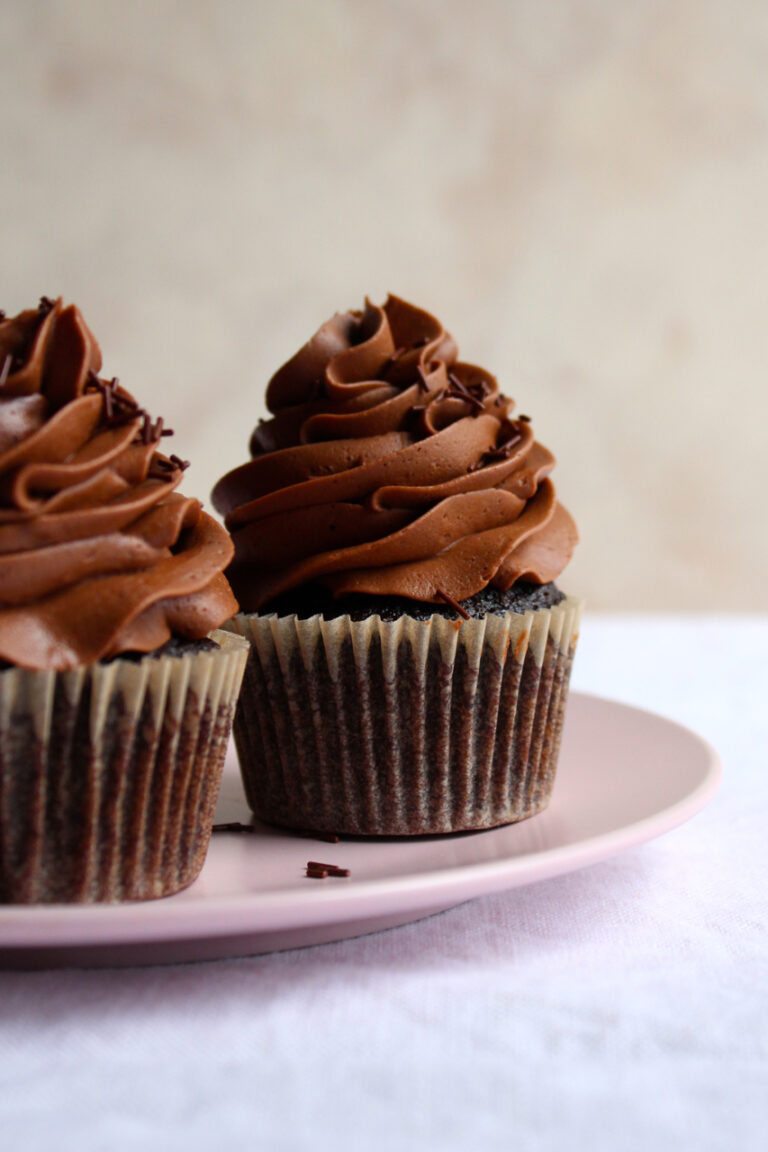 Chocolate Buttercream Frosting (Magnolia Bakery Copycat!)